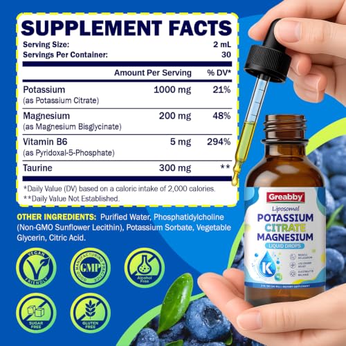 liquid potassium magnesium for muscle health