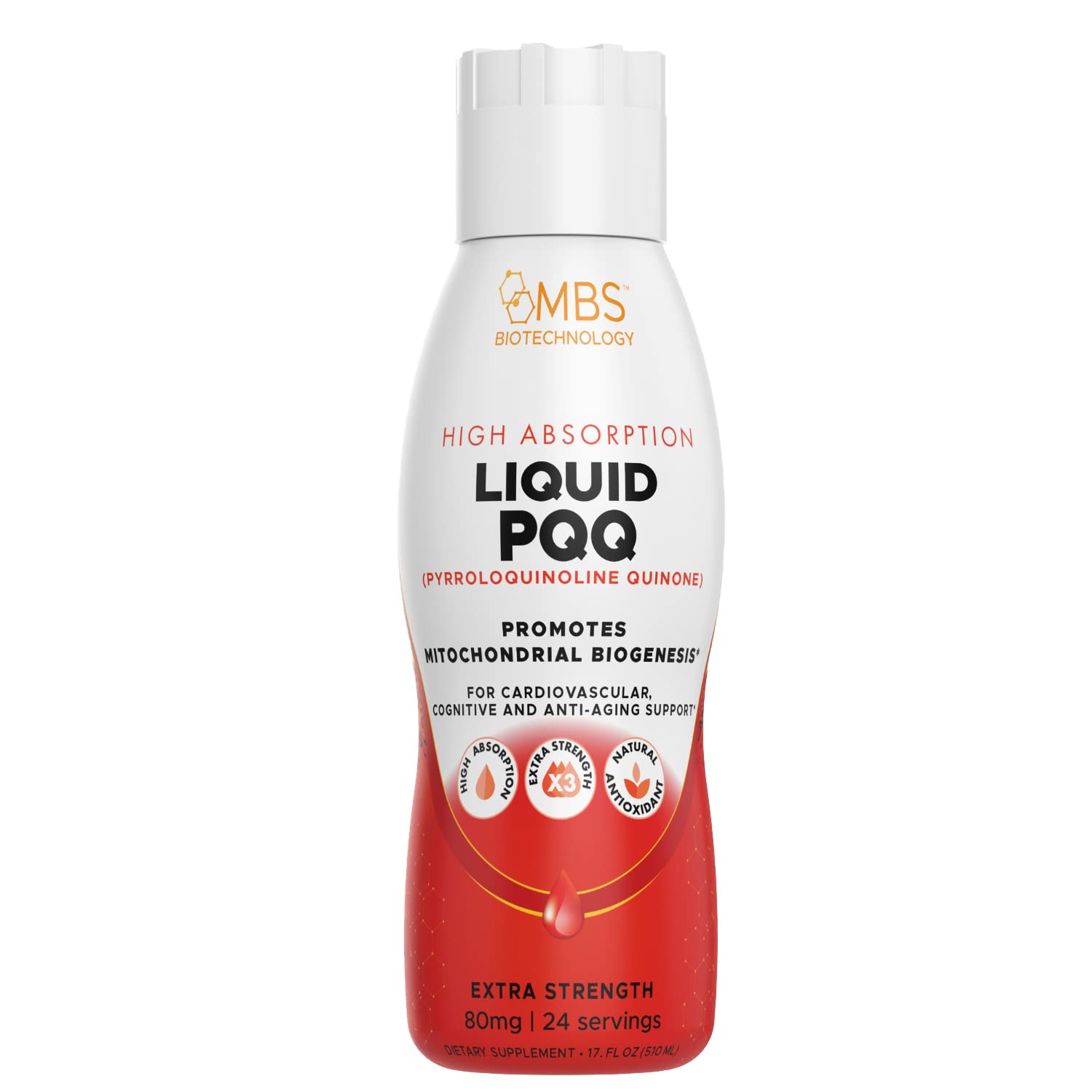 Liquid PQQ energy boosting supplement