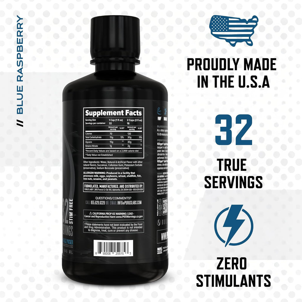 liquid pre-workout energy booster