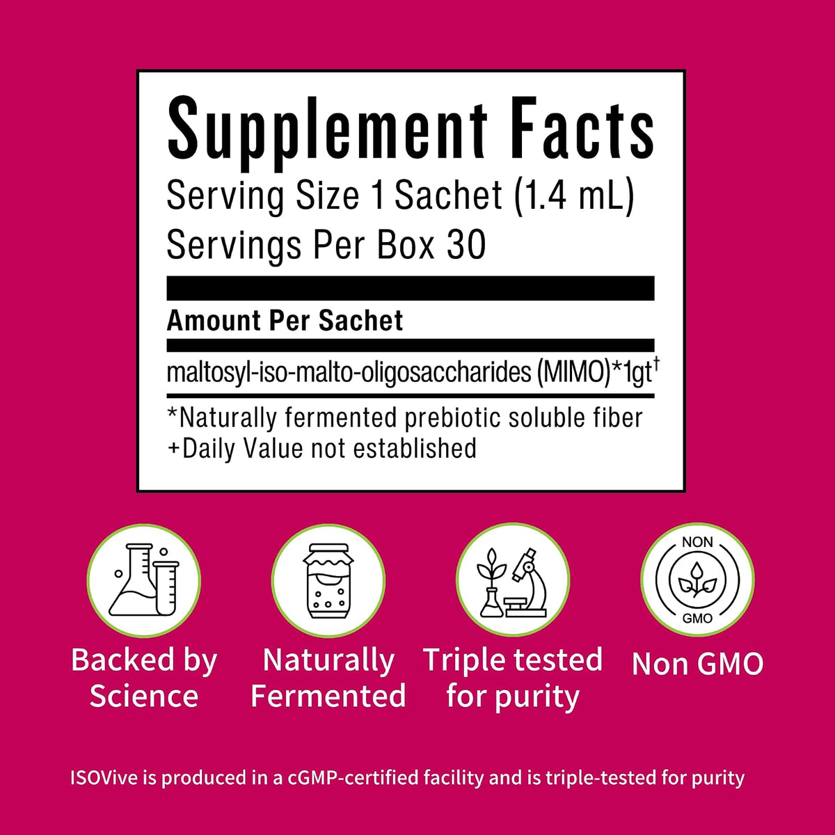 liquid prebiotic supplement for digestion