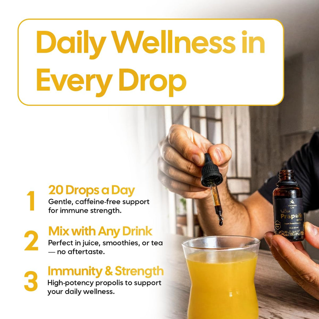Liquid propolis for immune support