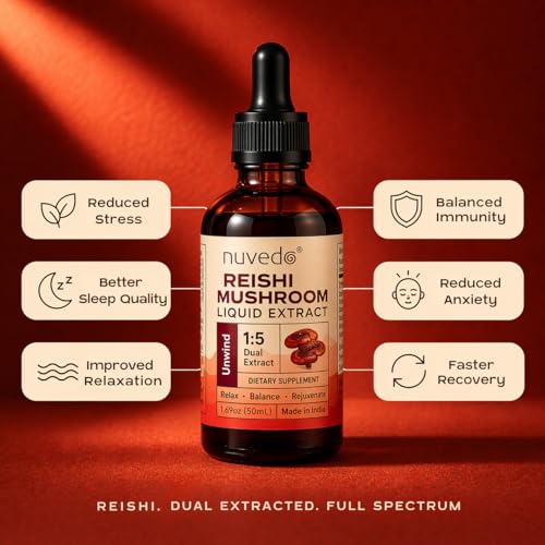 liquid reishi mushrooms for relaxation