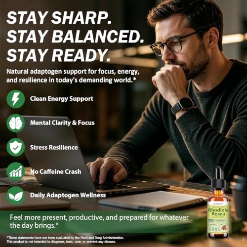 liquid rhodiola drops for energy