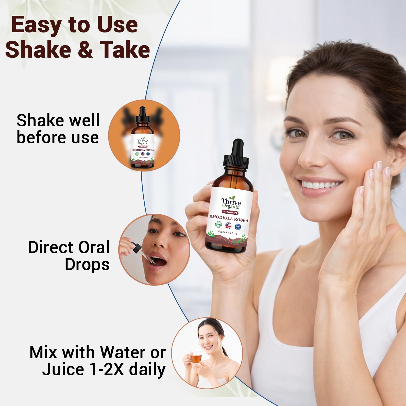 Liquid Rhodiola for enhanced mood