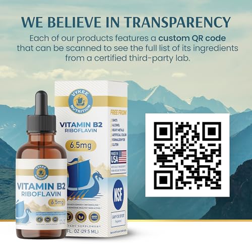 Liquid riboflavin for daily wellness