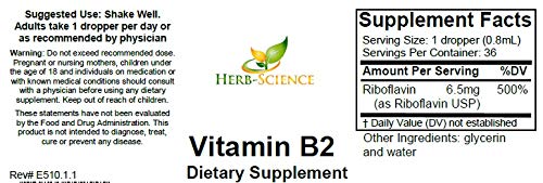 Liquid riboflavin for easy absorption
