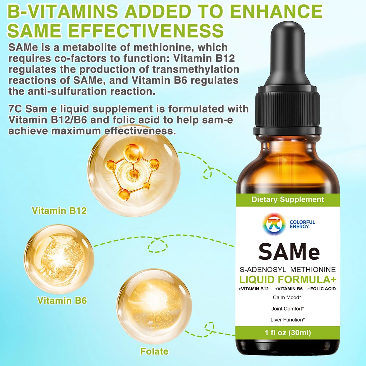 Liquid SAM-e for better absorption