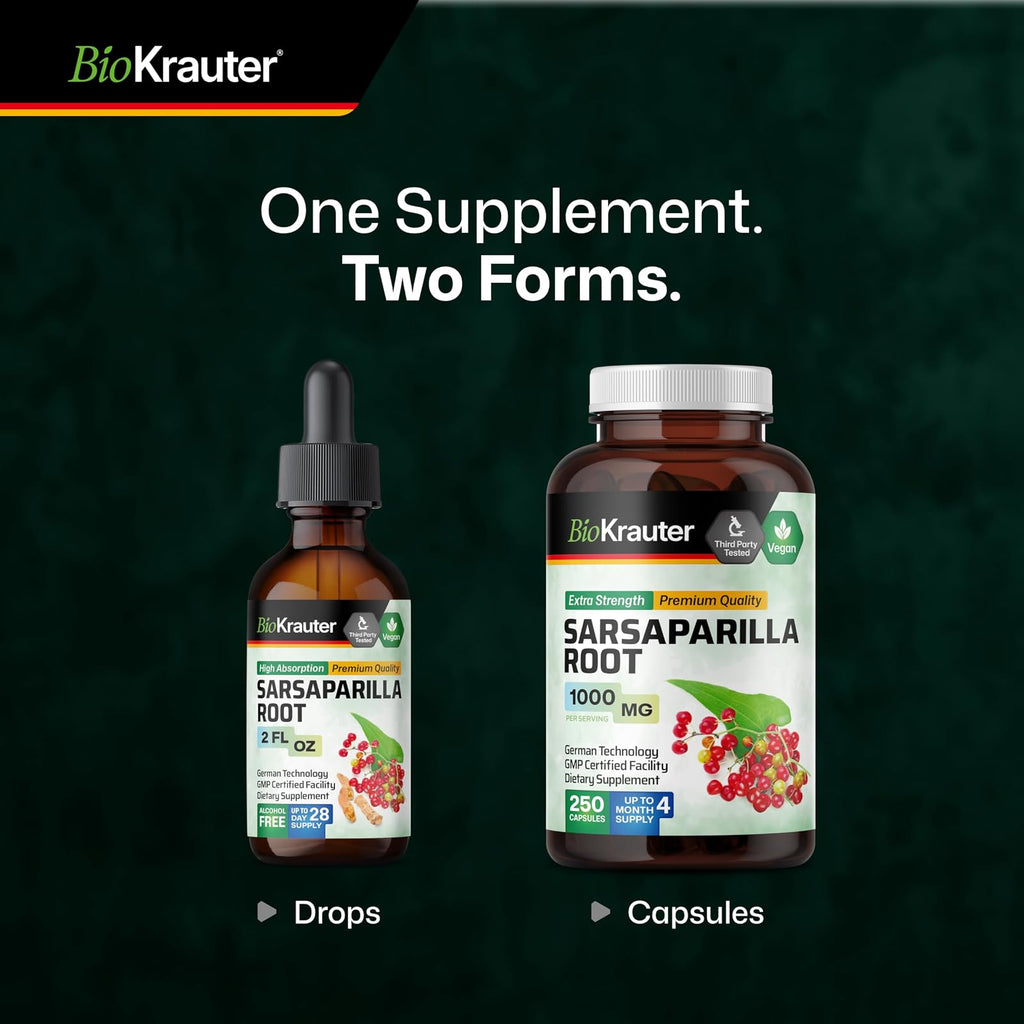 liquid sarsaparilla for easy absorption