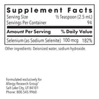 liquid selenium for better absorption