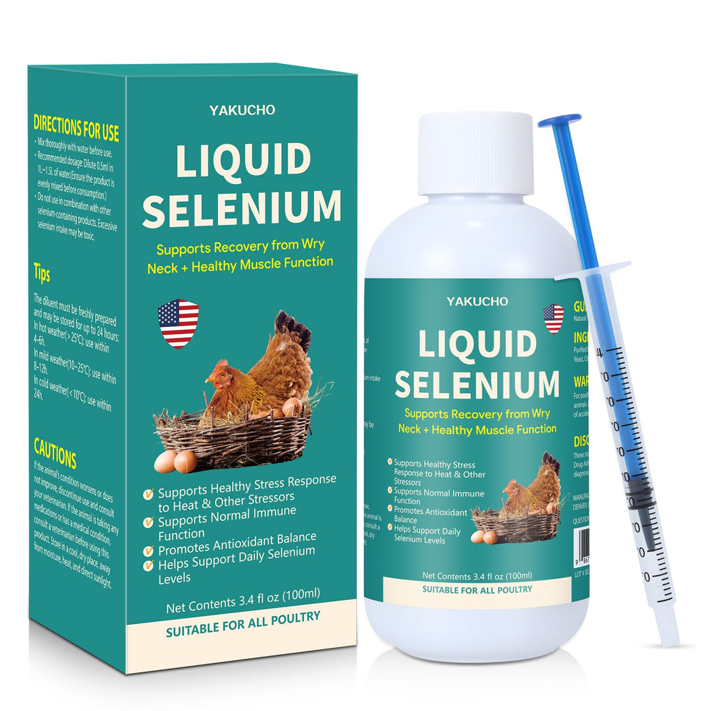 Liquid selenium for poultry health