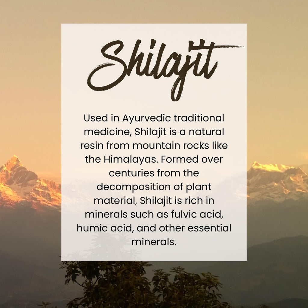 Liquid shilajit for vitality