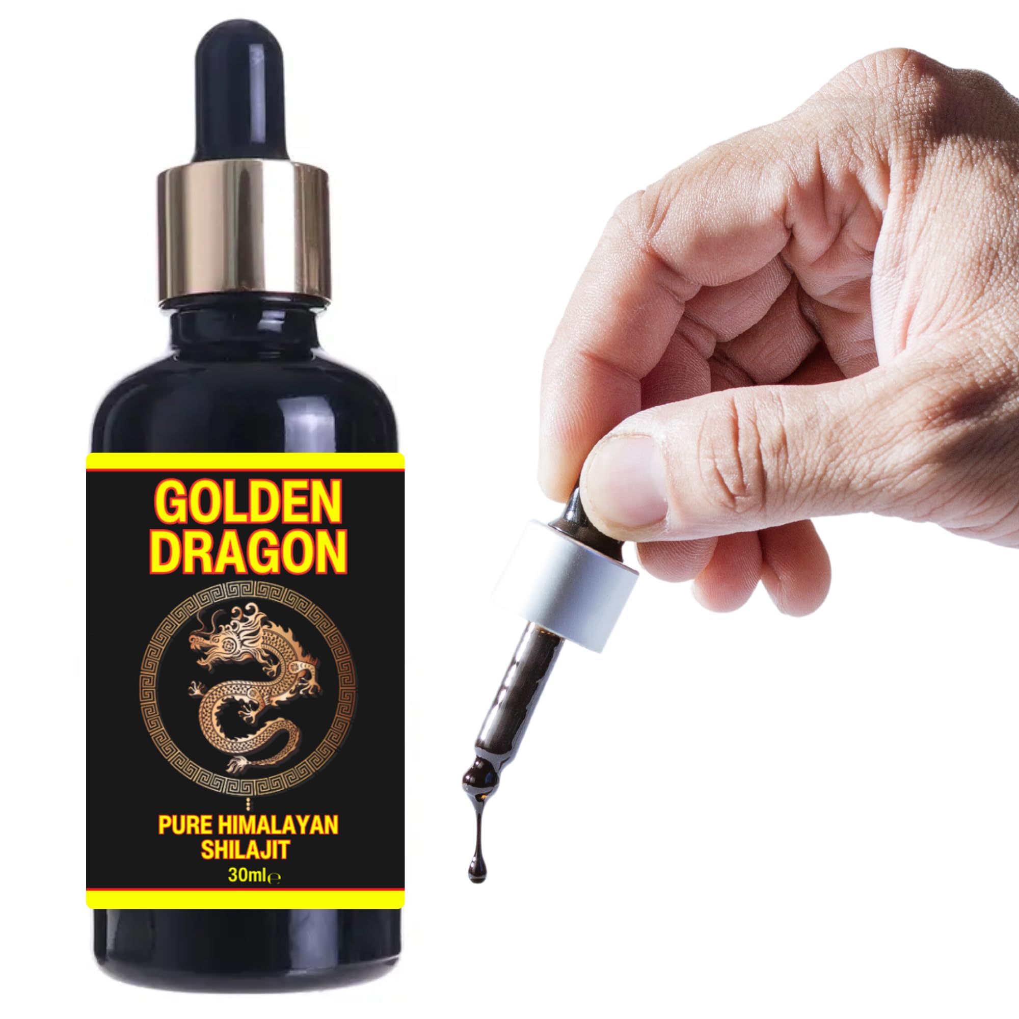 liquid shilajit in dropper bottle