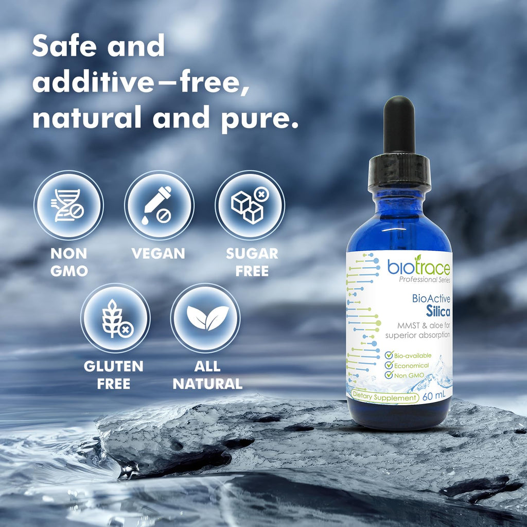 Liquid silica for youthful appearance
