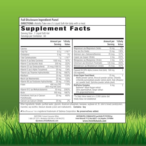 liquid soft-gels for better absorption
