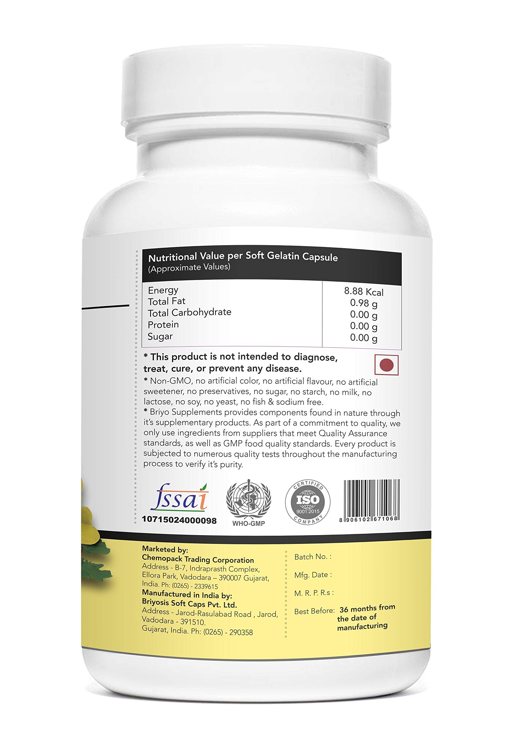 liquid softgel evening primrose capsules