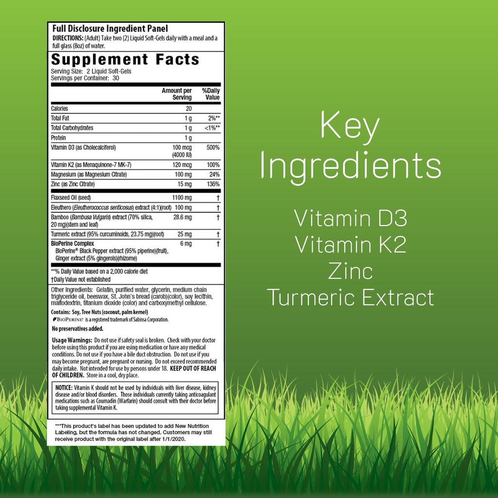 liquid softgels for easy absorption