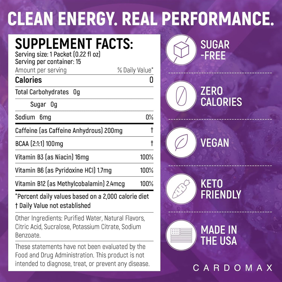 liquid stick packs for endurance