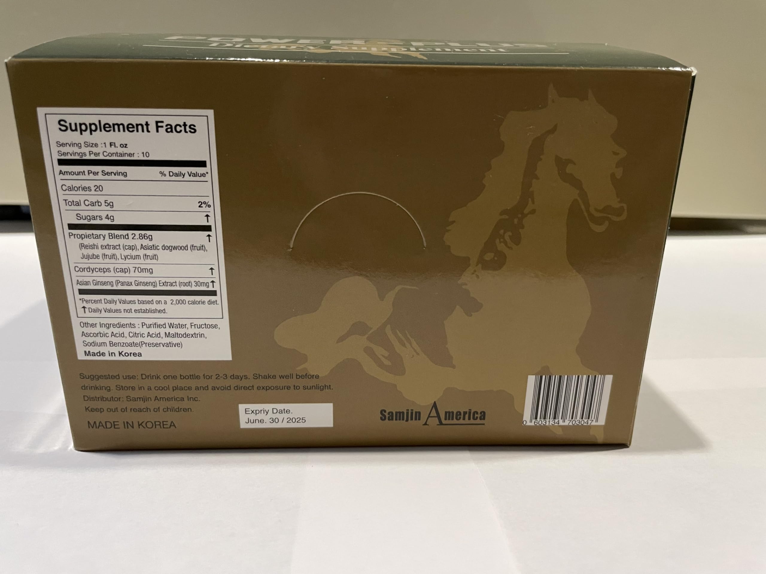 liquid supplement for daily energy