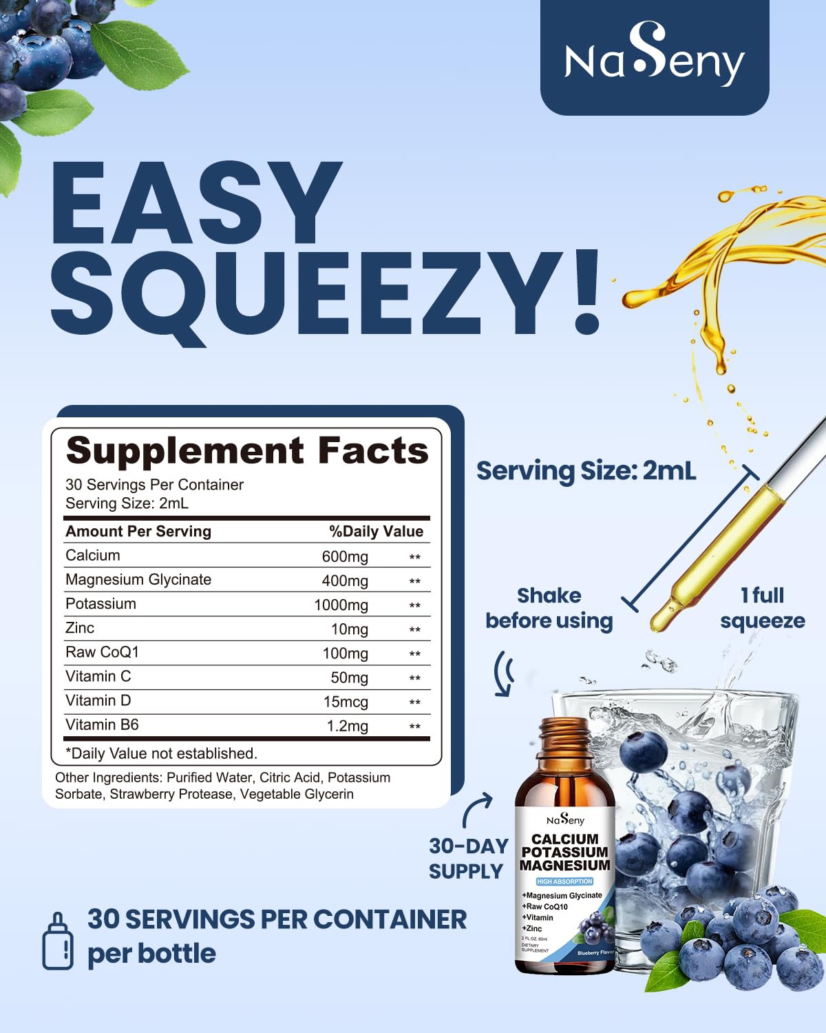liquid supplement for mineral balance