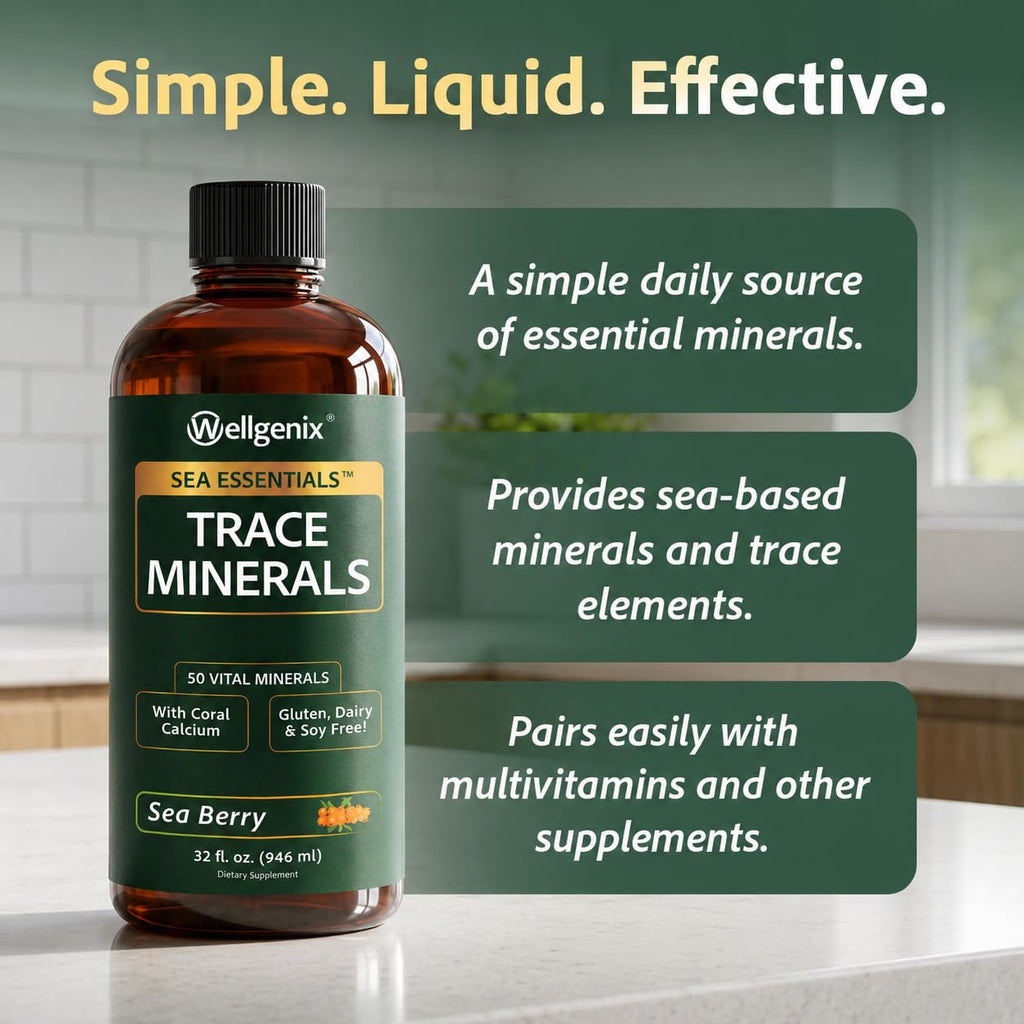 Liquid trace minerals for energy