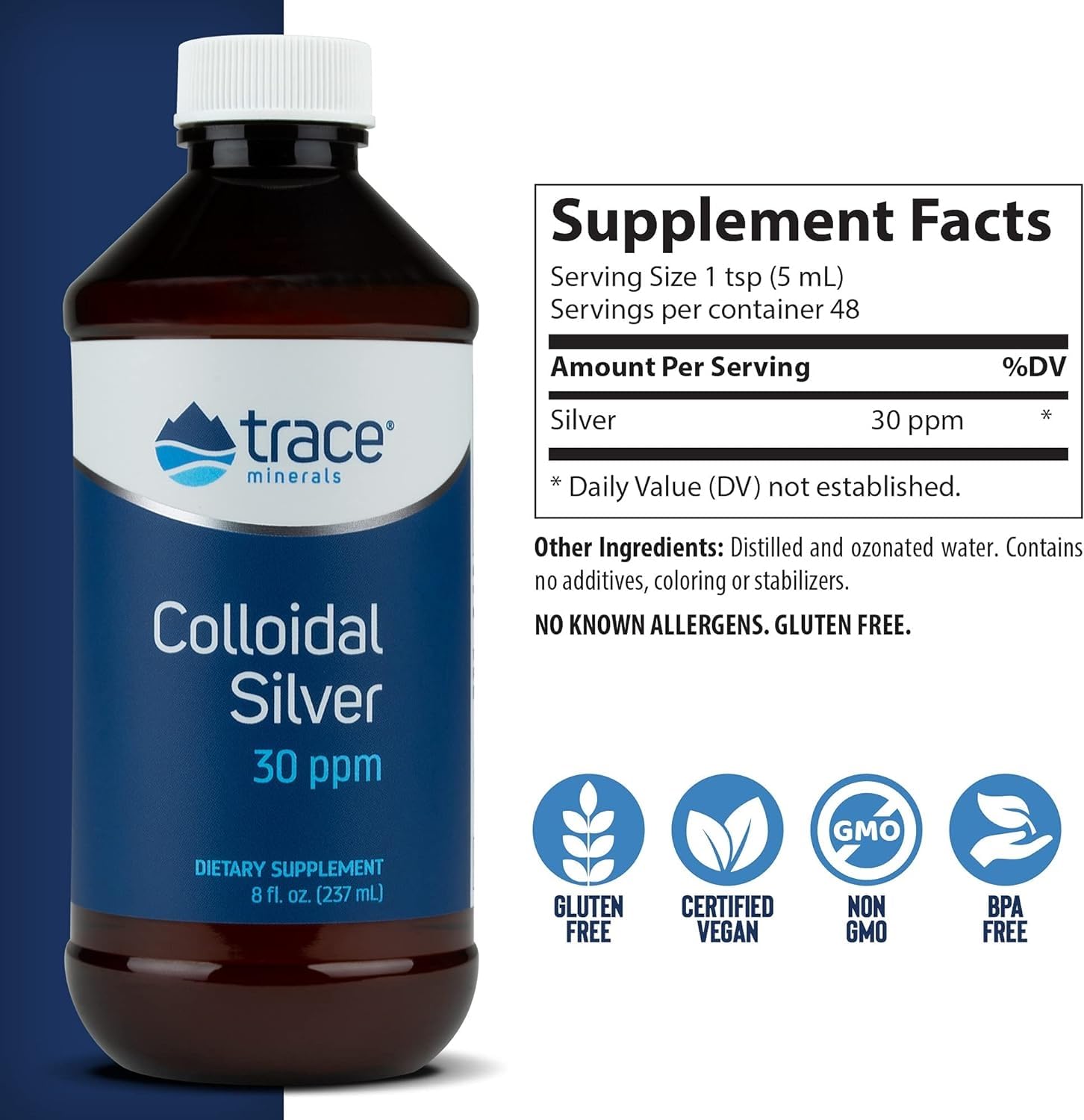 liquid trace minerals supplement for health