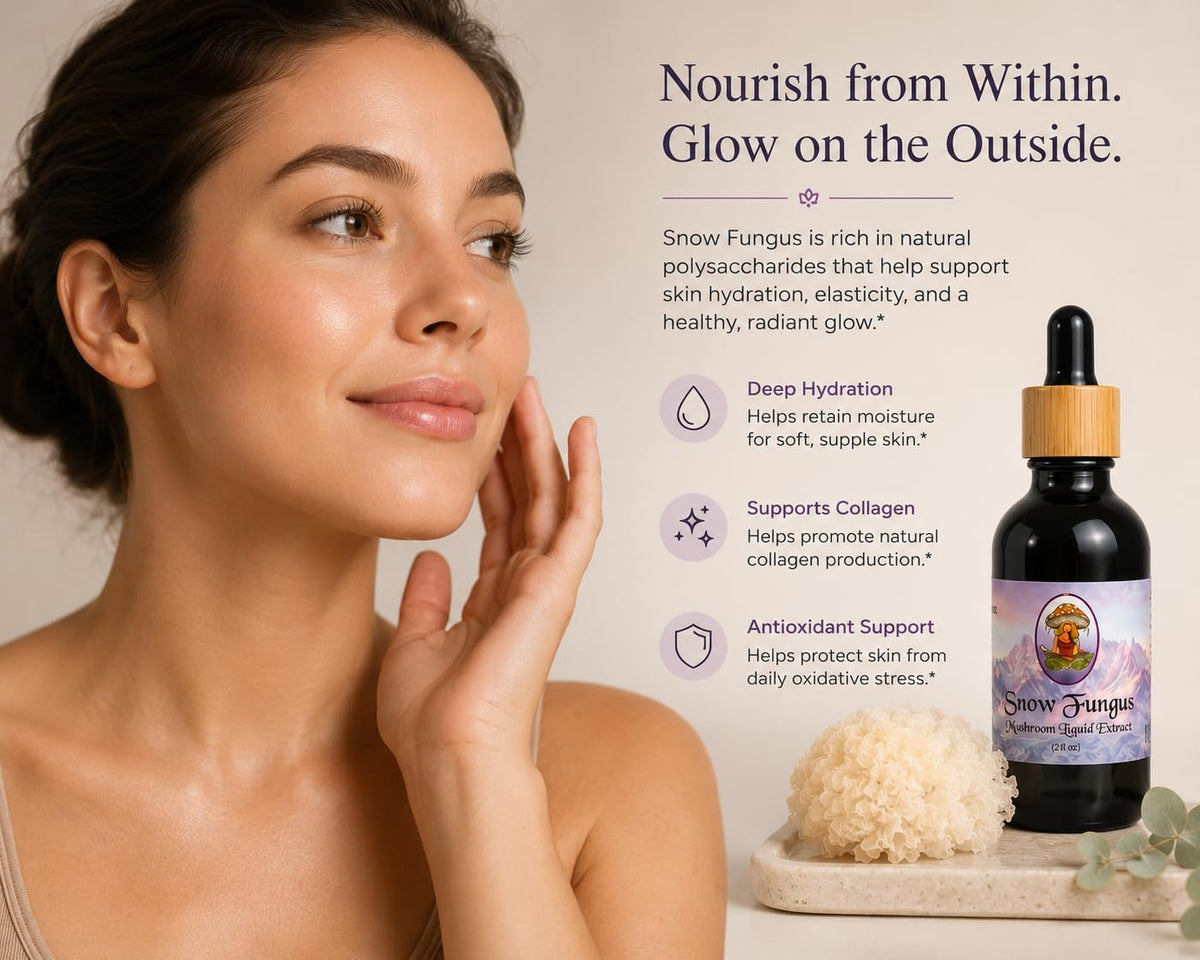 Liquid Tremella mushroom supplement for wellness