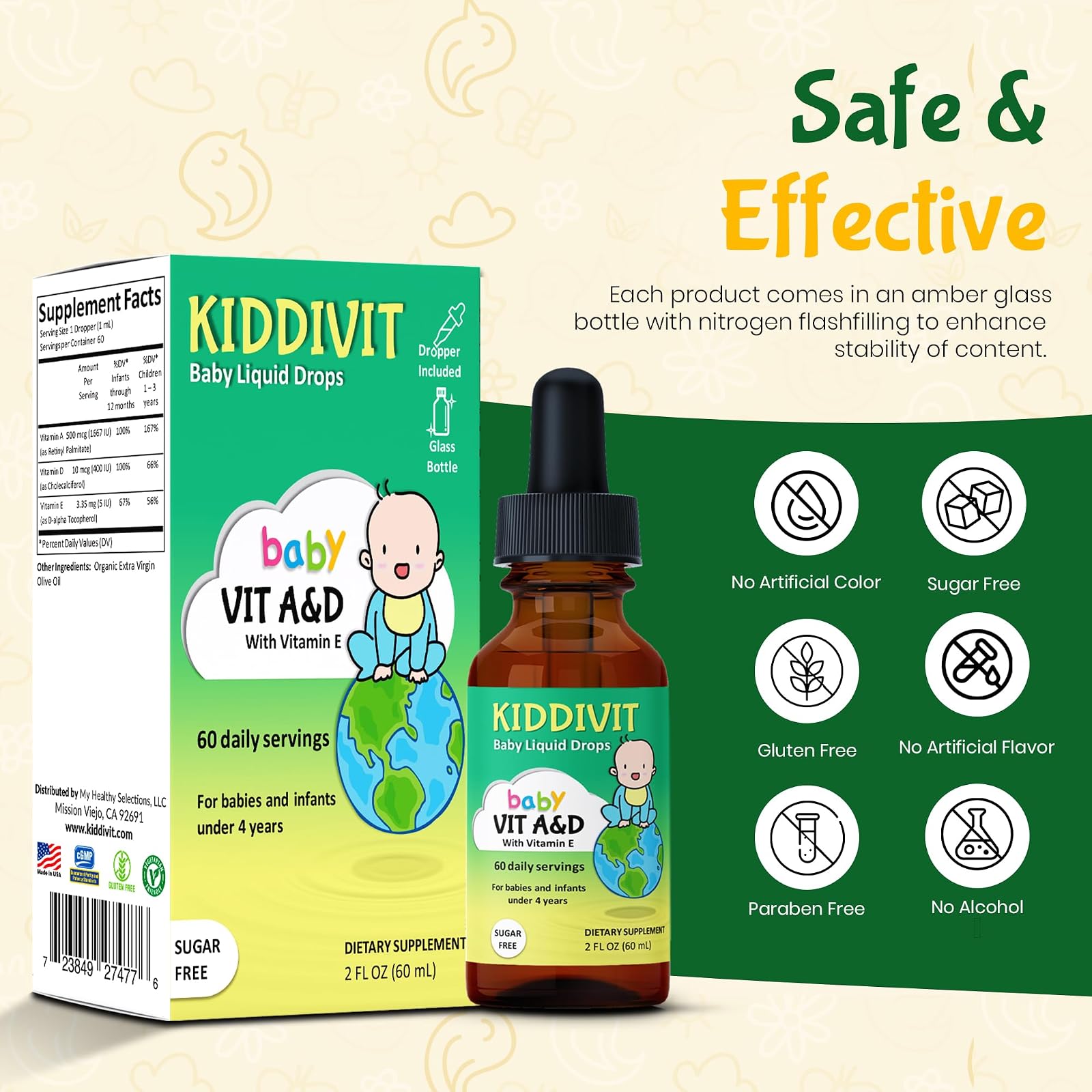 liquid vitamin a drops for infants