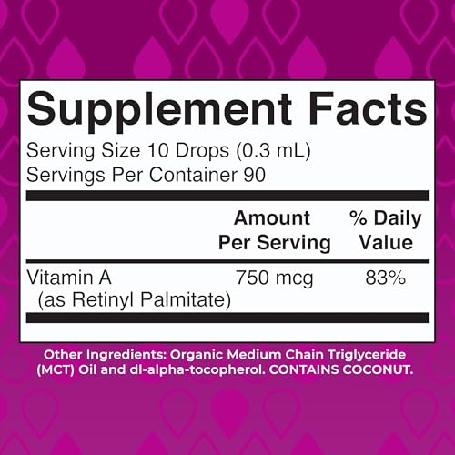 liquid vitamin A for healthy vision