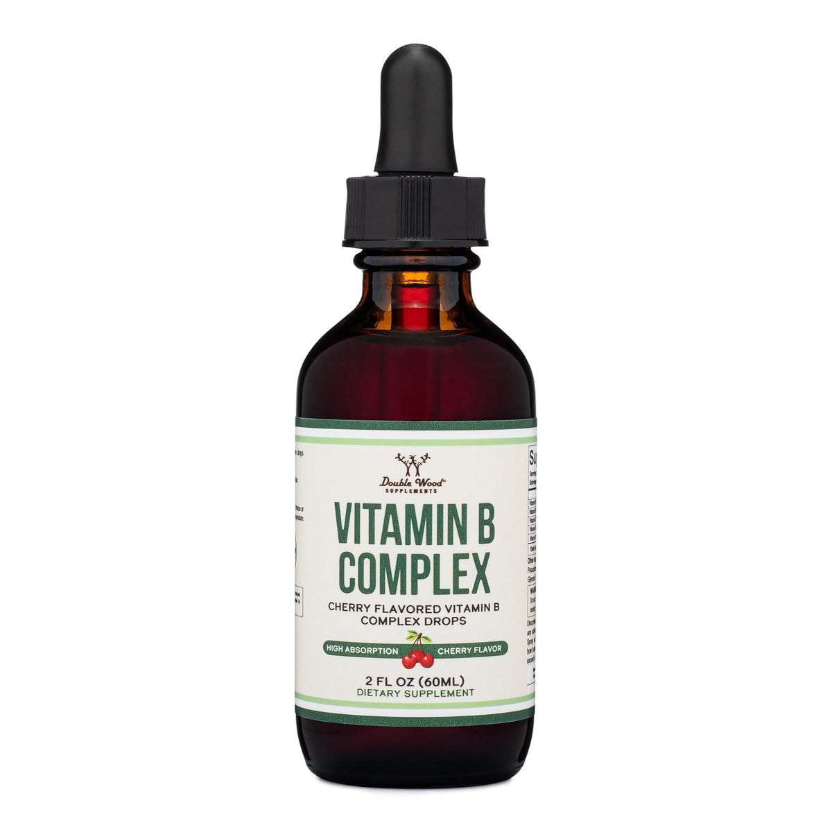 Liquid Vitamin B-Complex drops for energy