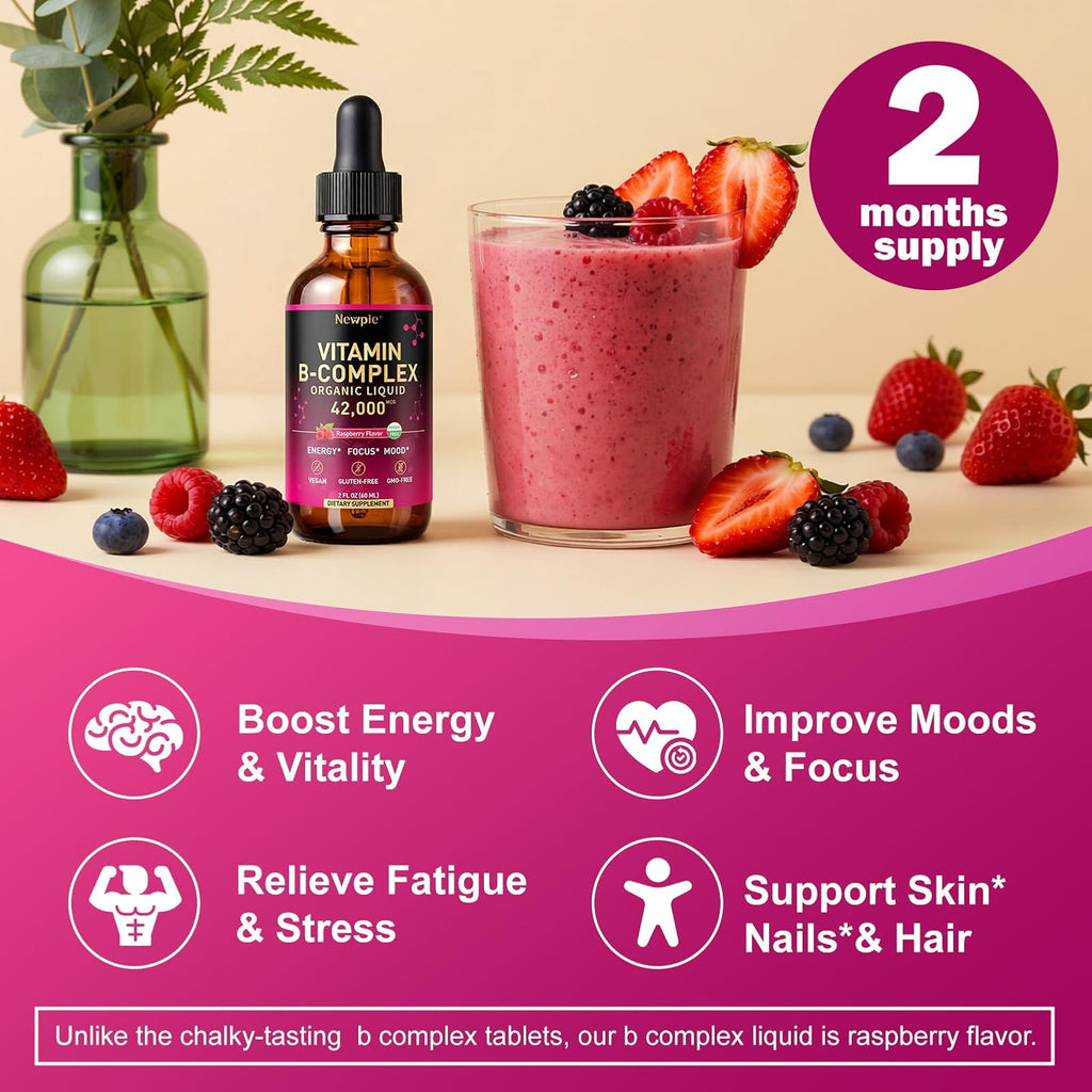 Liquid vitamin B complex for absorption