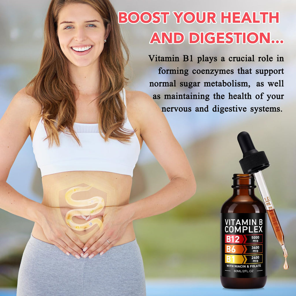 Liquid vitamin B complex for better absorption