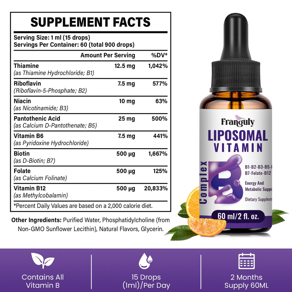 liquid vitamin b complex for daily wellness