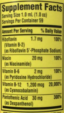 liquid vitamin b complex for energy