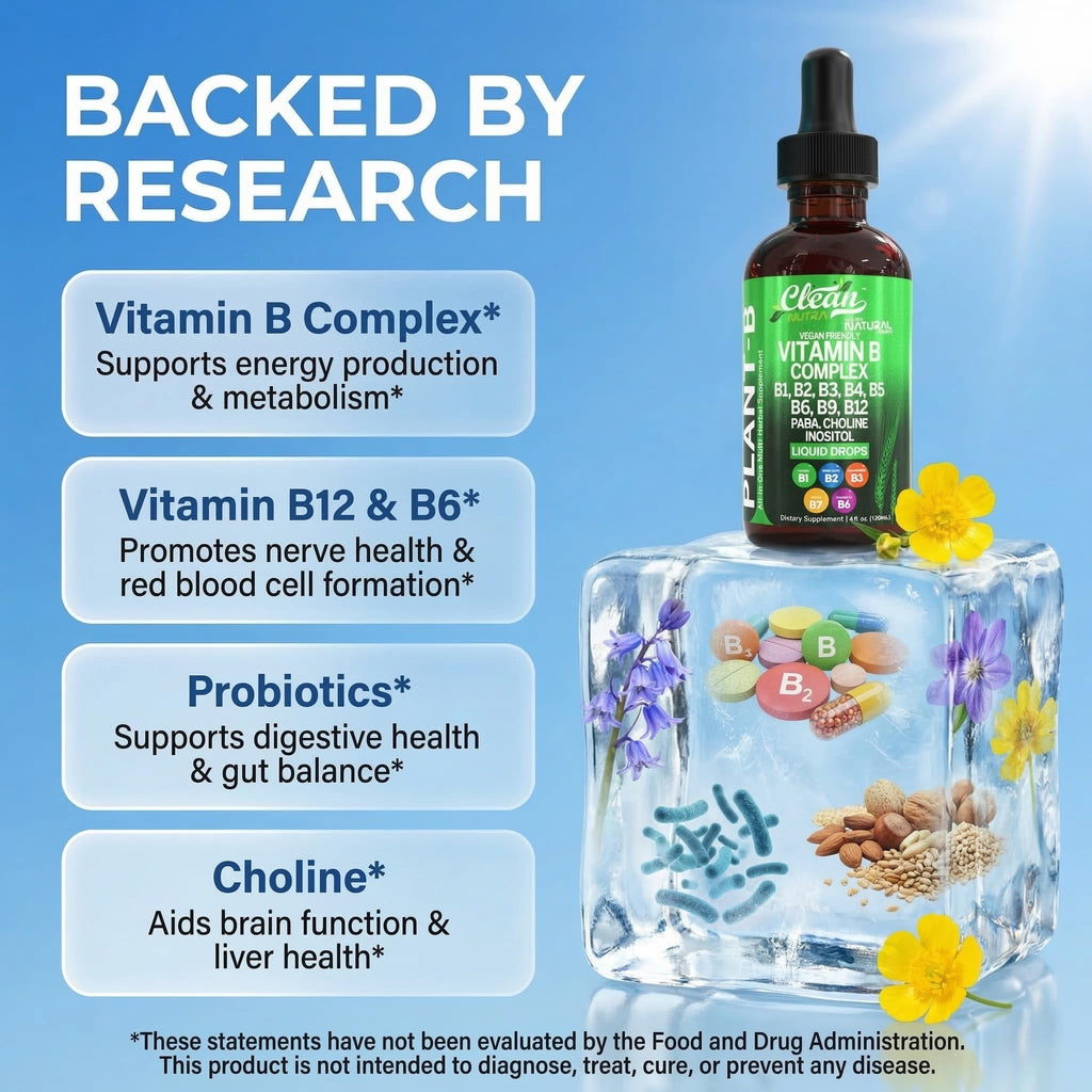 Liquid vitamin B for absorption