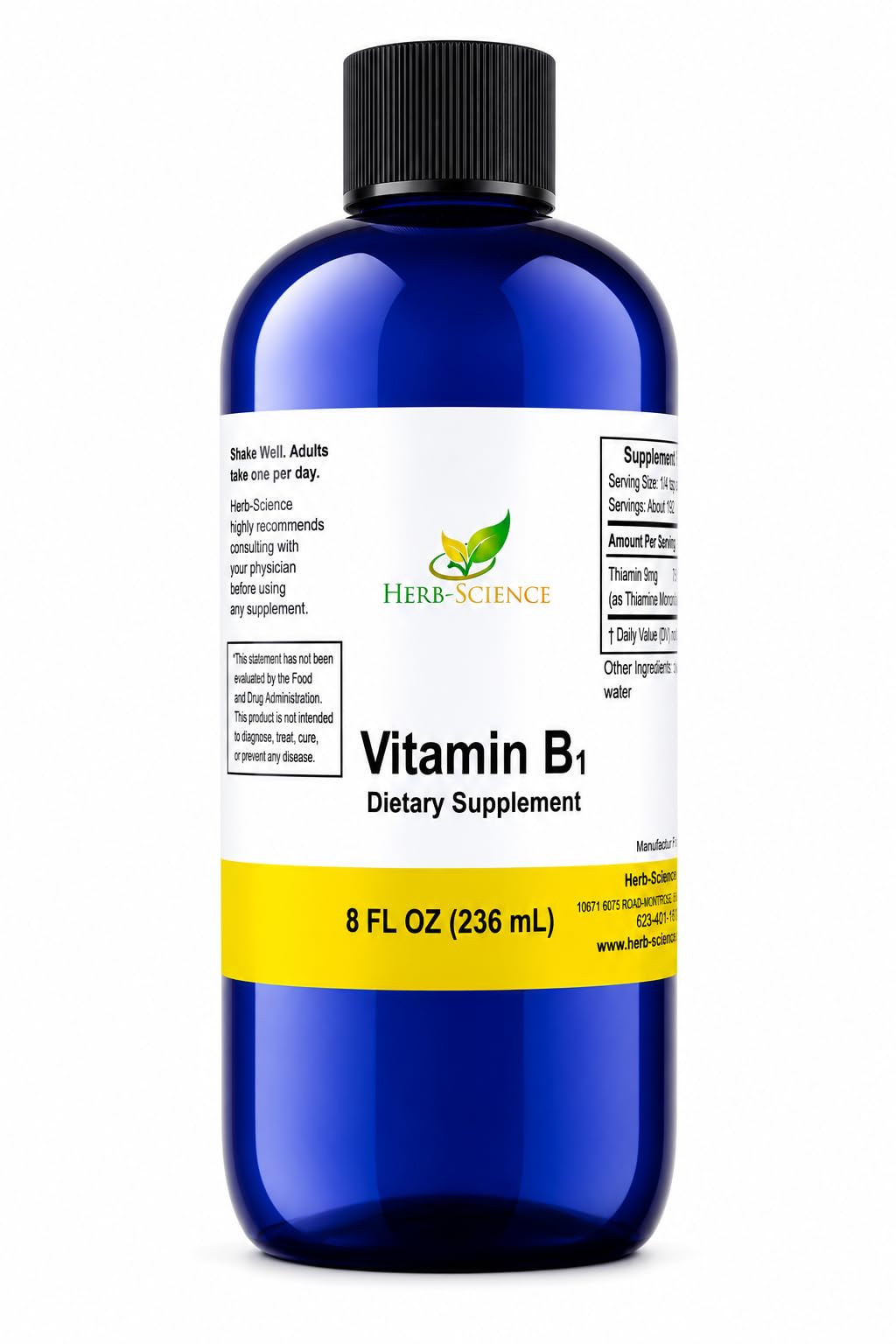 liquid vitamin B1 drops for energy