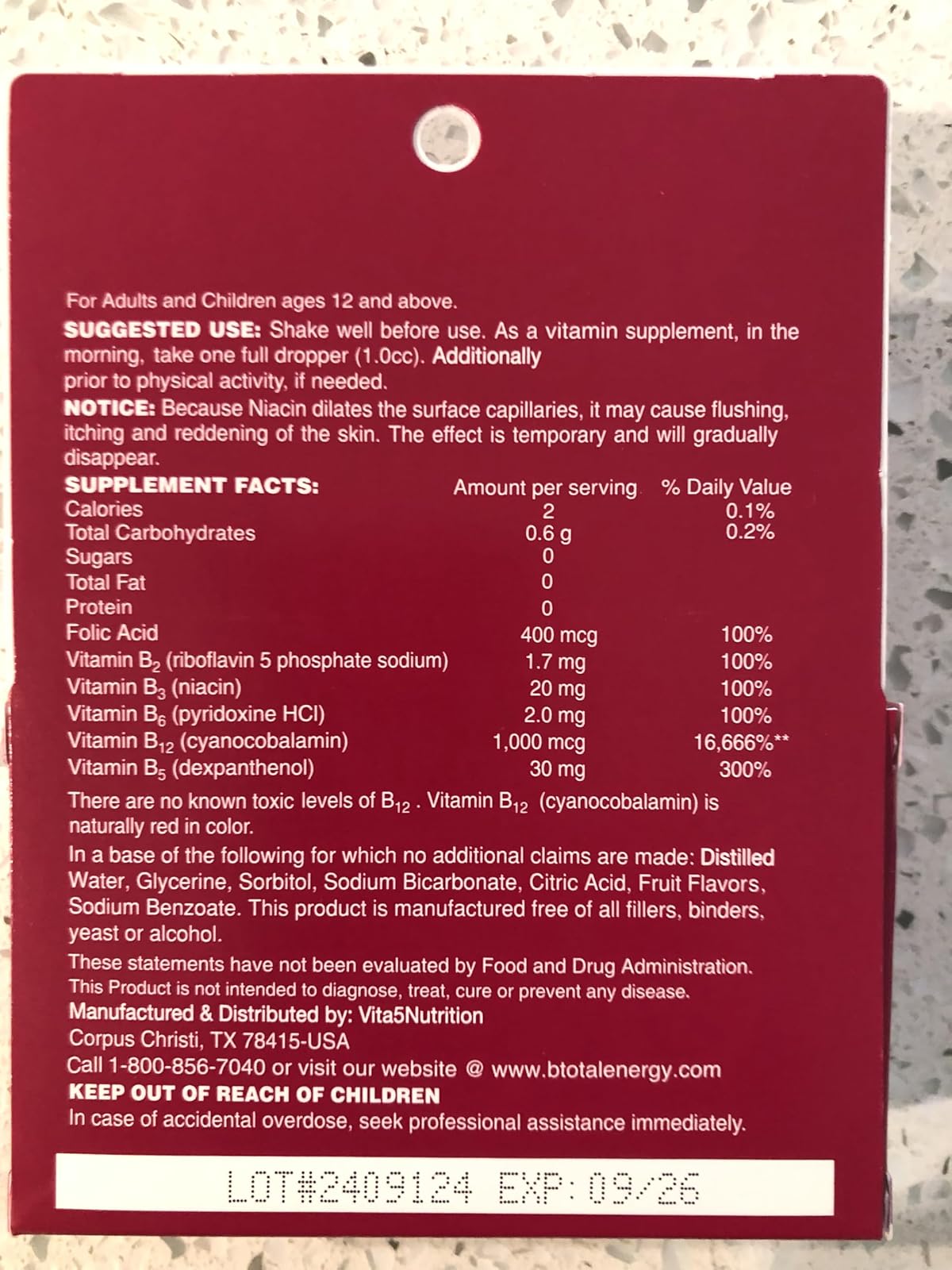 liquid vitamin b12 absorption