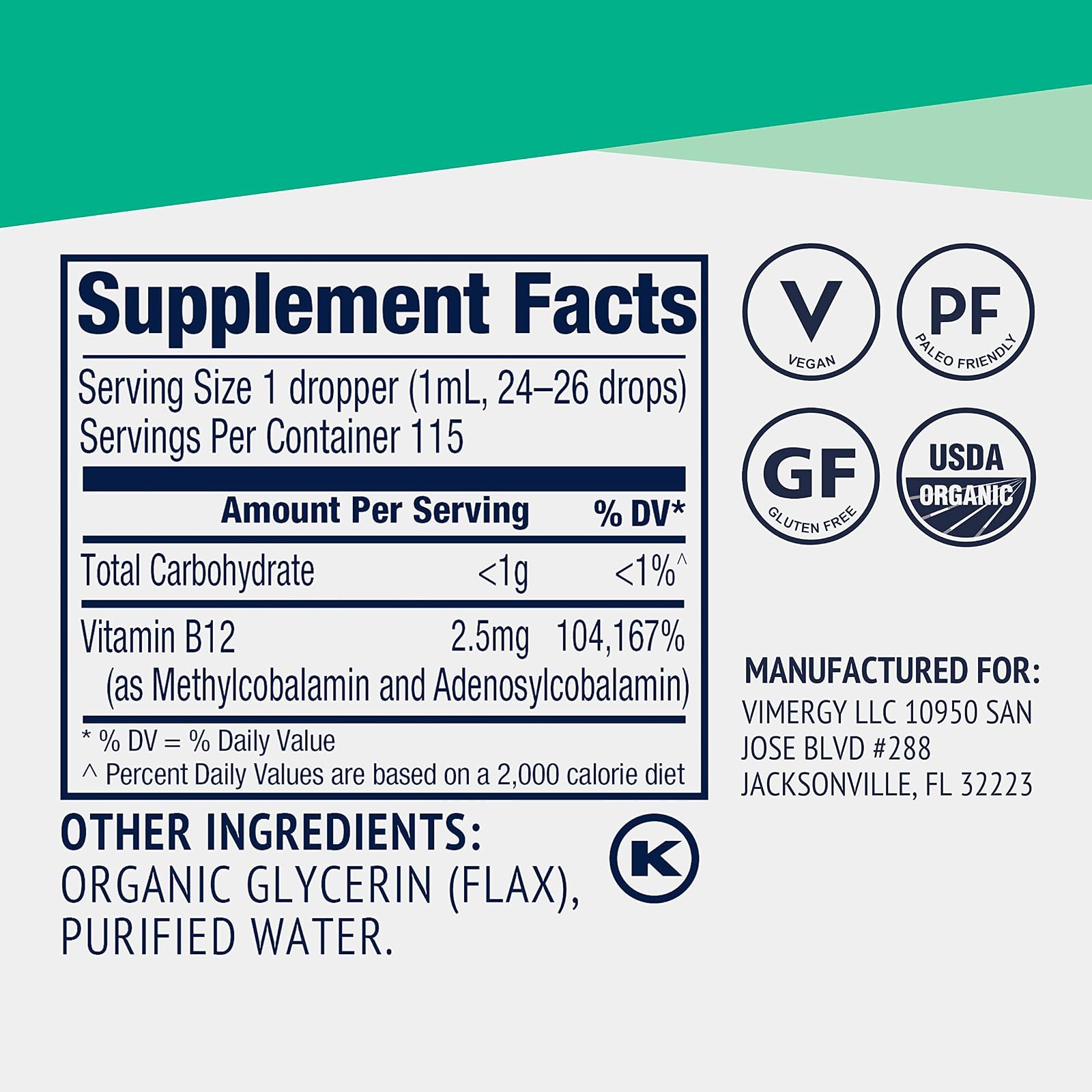 liquid vitamin B12 for better absorption