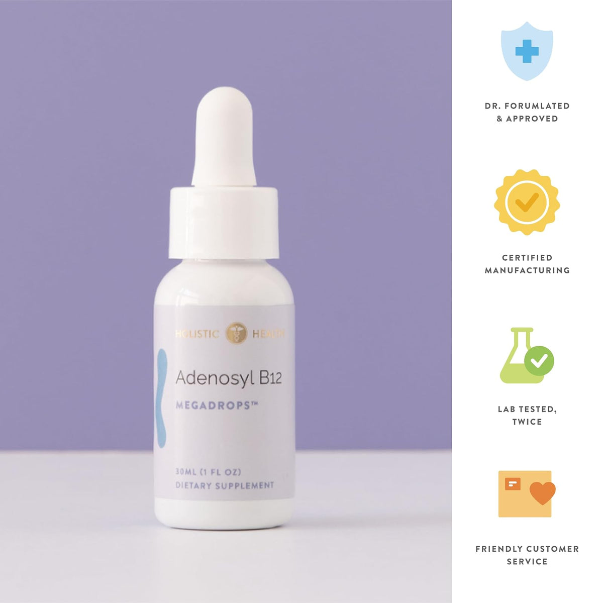 Liquid Vitamin B12 for convenience