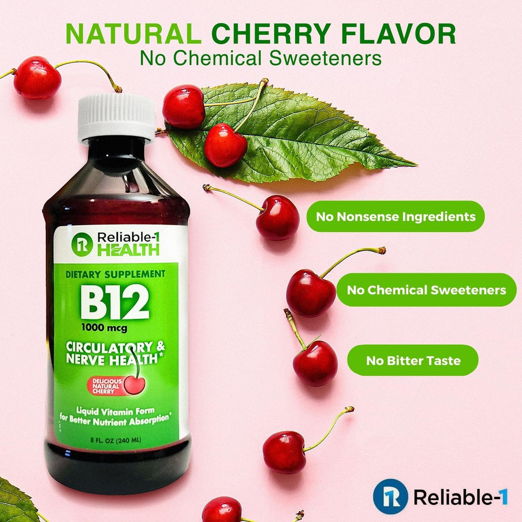 Liquid vitamin B12 for daily wellness
