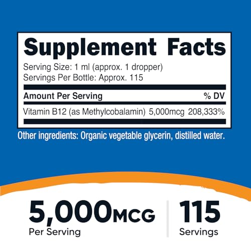 liquid vitamin B12 for energy boost
