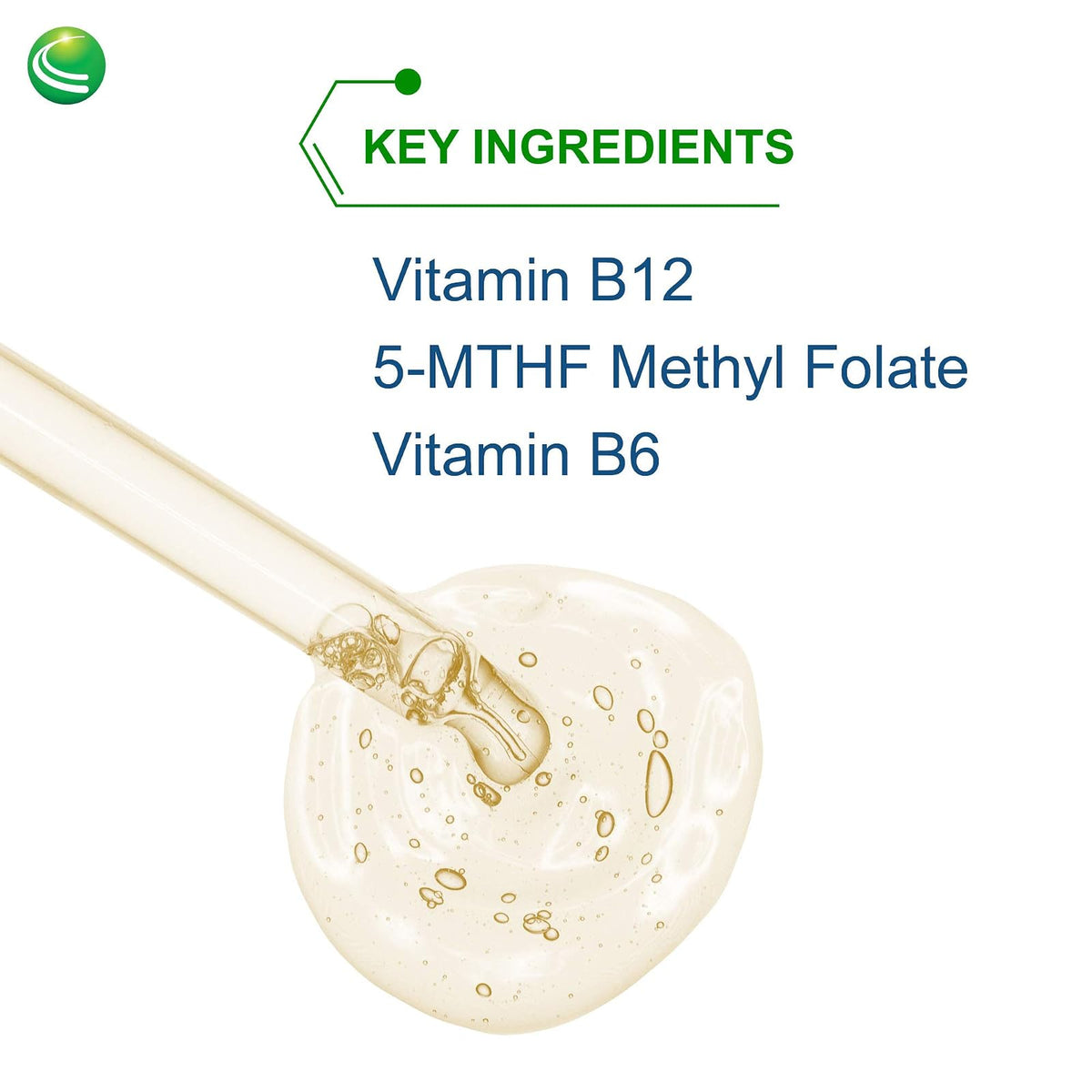 Liquid vitamin B12 for energy