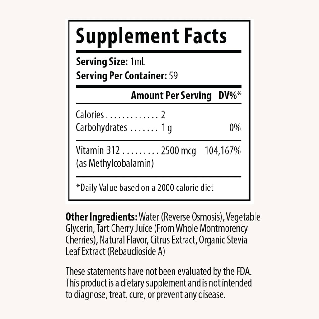 liquid vitamin b12 for energy