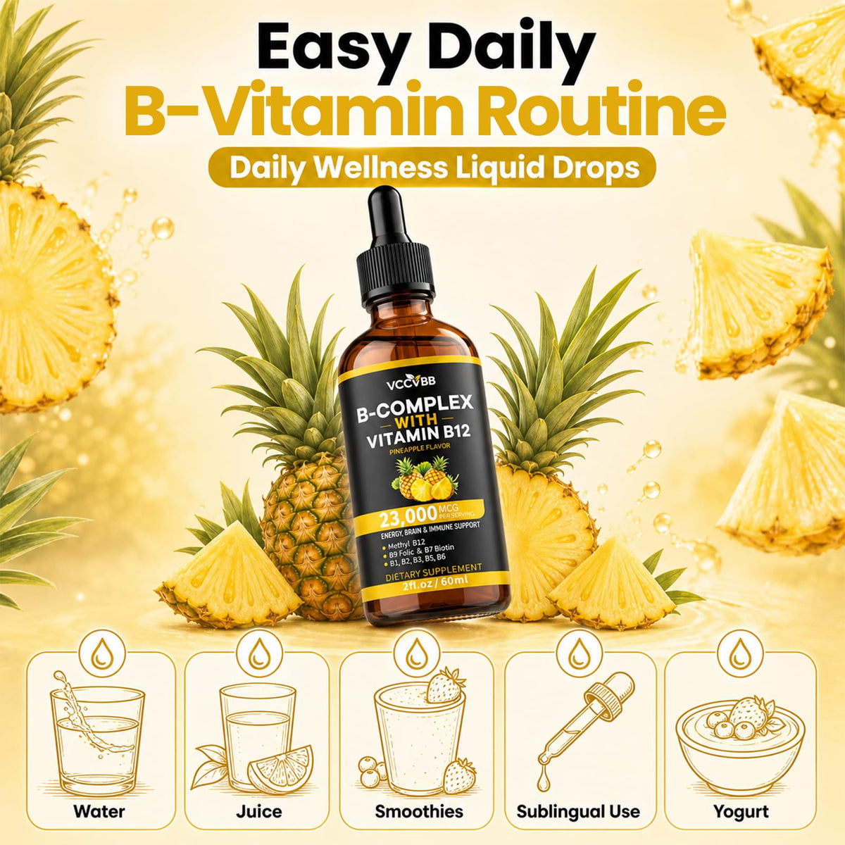 liquid vitamin B12 for vegan diets