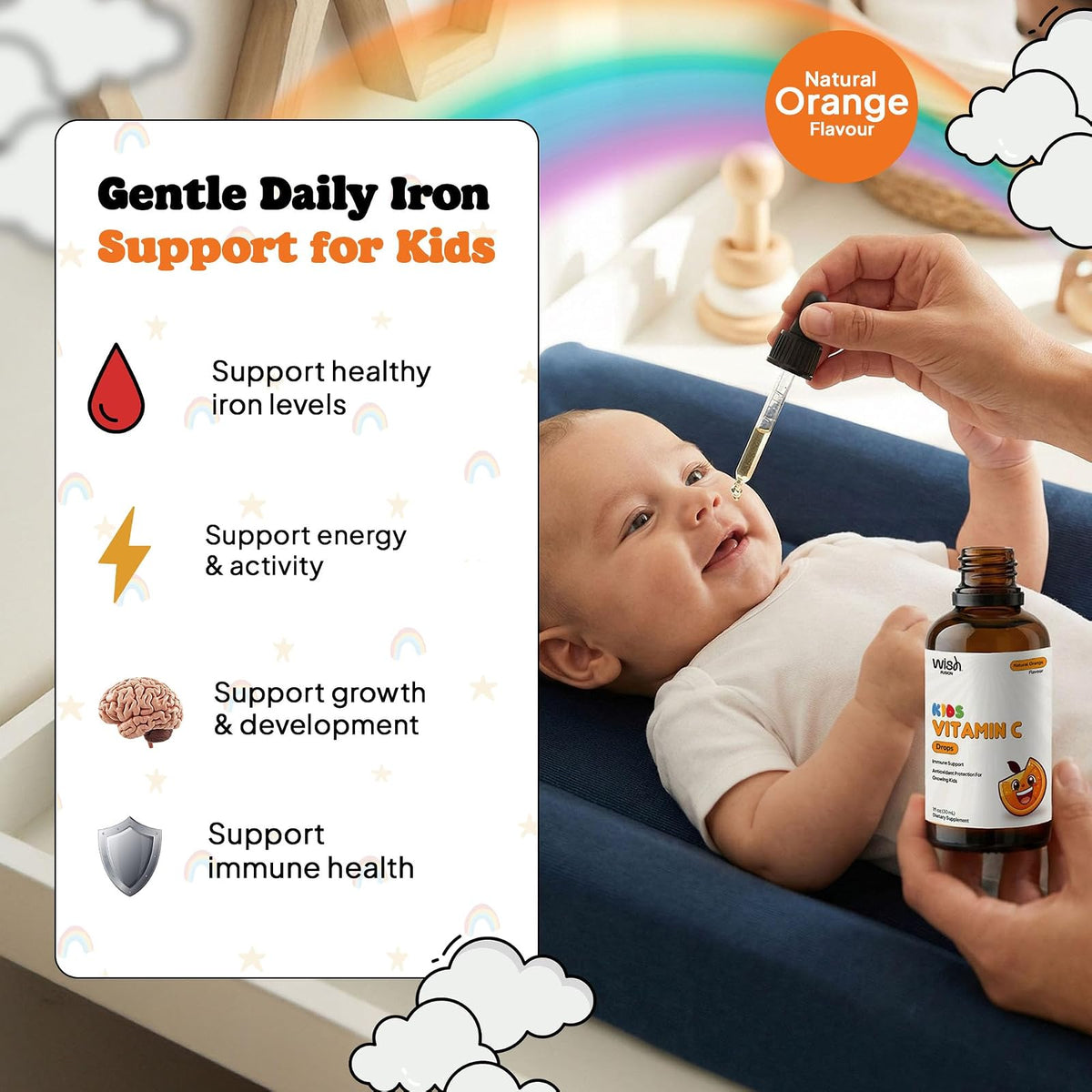 liquid vitamin C for children's health
