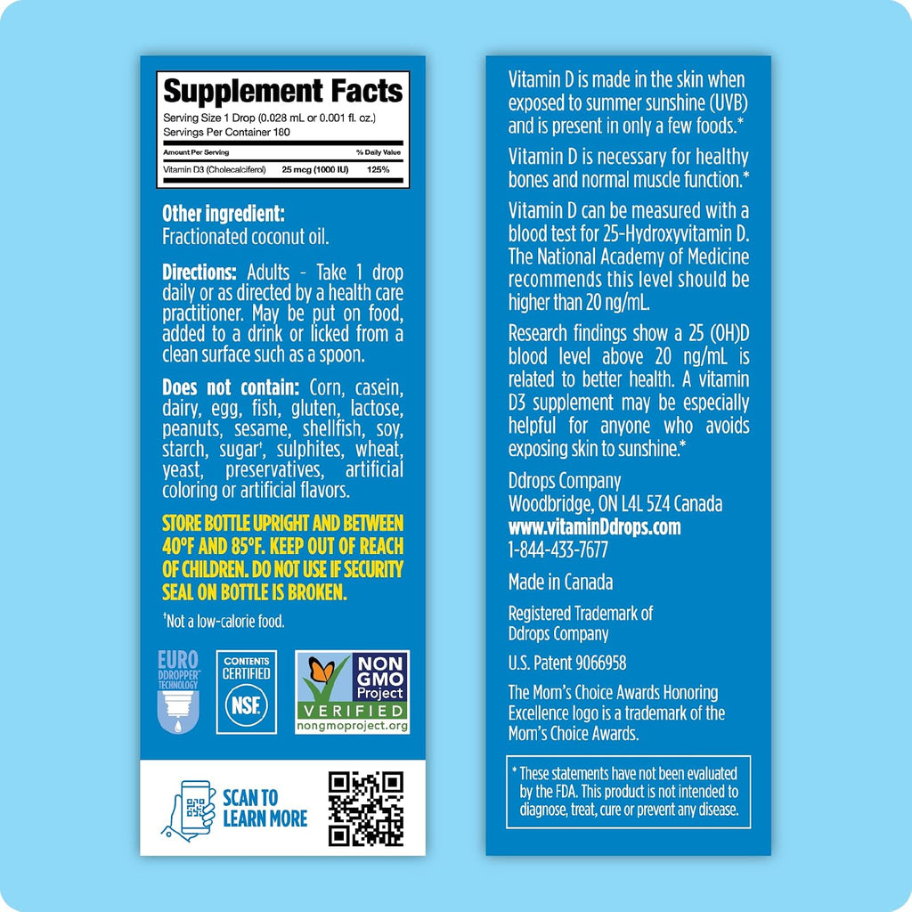 liquid vitamin d 1000 iu dosage