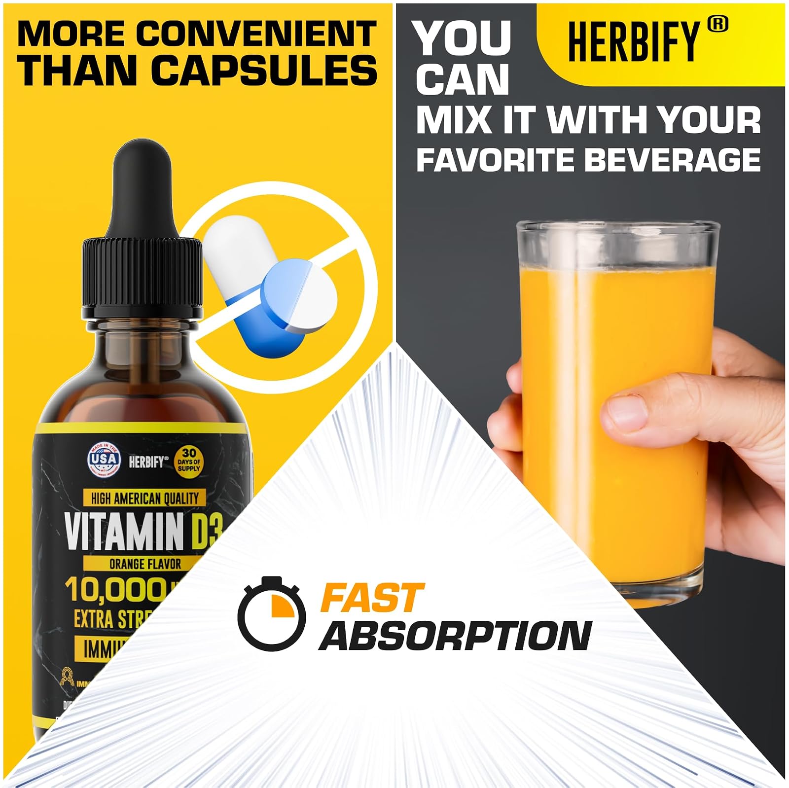 liquid vitamin D for bone health