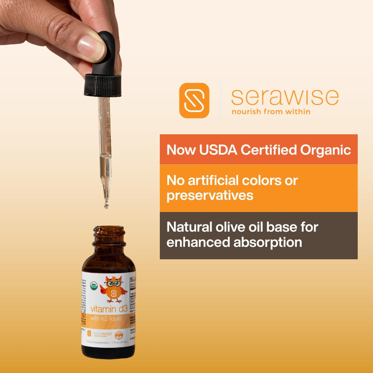 liquid vitamin D for easy absorption