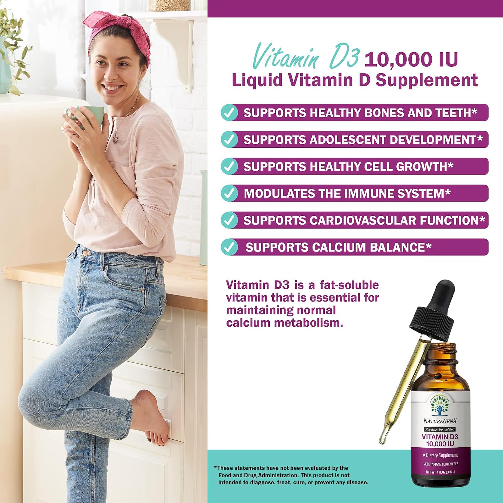 liquid vitamin D for immune support