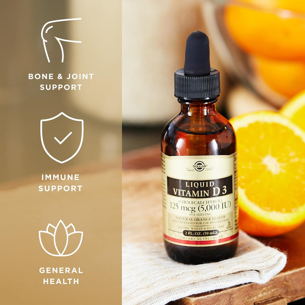 Liquid Vitamin D for immune support