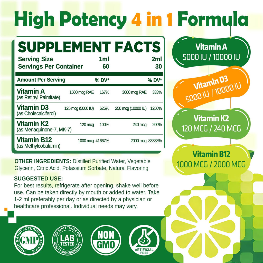 liquid vitamin D supplement for energy